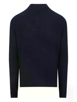 Tagliatore High-collar Ribbed Cashmere Turtleneck