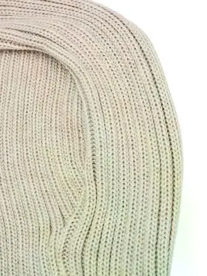 Needles Embroidered Butterfly Rib-knit Balaclava - Neutrals