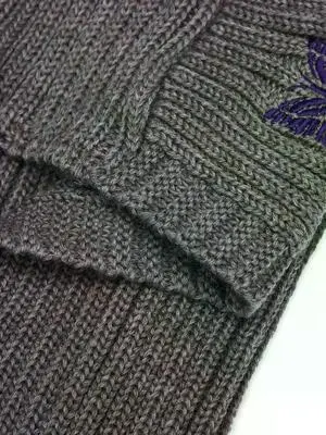 Needles Embroidered-butterfly Balaclava - Grey