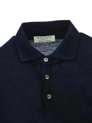 MAURO OTTAVIANI Button-placket Wool Polo Shirt