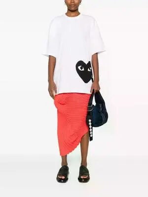 Play Comme Des Garcon Heart-logo T-shirt