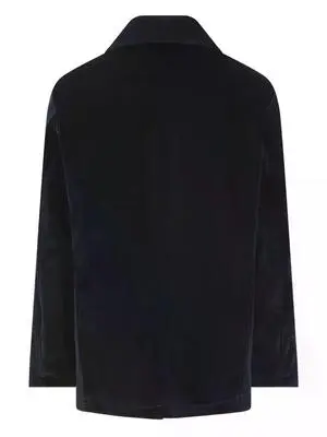 CAMPLIN Velvet Double-breasted Coat
