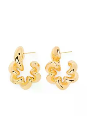 MARIA BLACK Coil Hoop Earrings - Gold