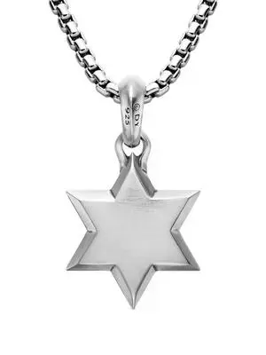 David Yurman Sterling Star Of David Amulet - Silver