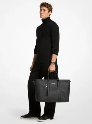 Michael Kors Hudson Signature Logo Tote