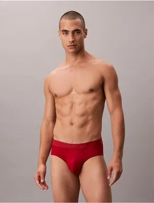Calvin Klein Hip Brief - Red Stamp