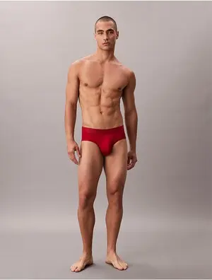 Calvin Klein Hip Brief - Red Stamp