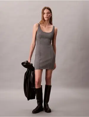 Calvin Klein Tech Knit Mini Dress