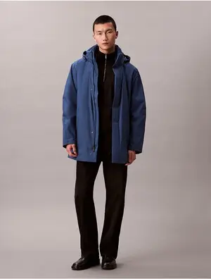 Calvin Klein Heavyweight Long Puffer Jacket - Dark Denim