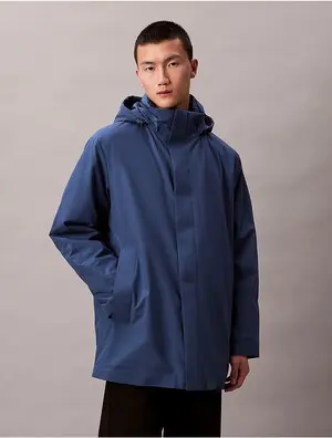 Calvin Klein Heavyweight Long Puffer Jacket - Dark Denim
