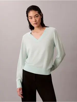 Calvin Klein V Neck Sweaters For Women