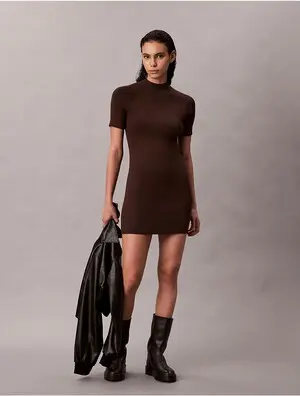 Calvin Klein Tech Knit Mini Dress