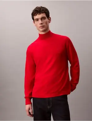Calvin Klein Mock Neck Knitwear For Men