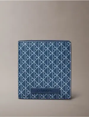 Calvin Klein Emblem Bifold Wallet - Denim Blue
