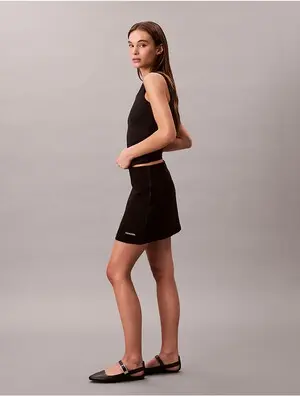 Calvin Klein Smooth Mini Skirt