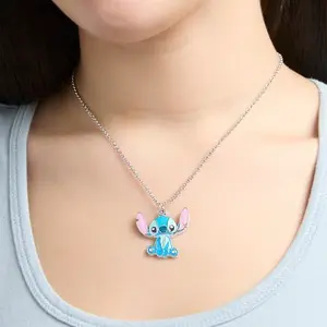 Disney Lilo & Stitch Flower Charm Jewelry Set