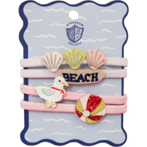 DAYDREAM SOCIETY Seaside Embellished Hair Tie Set - Assorted Pre-pack