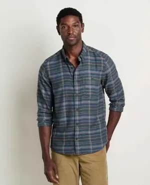 TOAD & CO Airsmyth Long Sleeve Shirt - Beetle Pattern