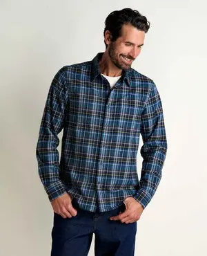 TOAD & CO Pinevale Long Sleeve Shirt - Big Sky Pattern