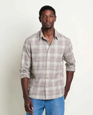 TOAD & CO Pinevale Long Sleeve Shirt - Limestone Pattern