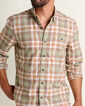 TOAD & CO Airscape Long Sleeve Shirt - Copper Pattern