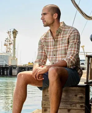TOAD & CO Airscape Long Sleeve Shirt - Copper Pattern