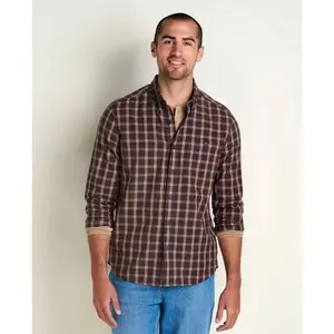 TOAD & CO Airscape Long Sleeve Shirt - Midnight Pattern