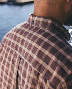 TOAD & CO Airscape Long Sleeve Shirt - Midnight Pattern