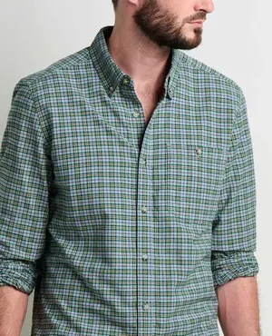 TOAD & CO Airscape Long Sleeve Shirt - Palm Pattern