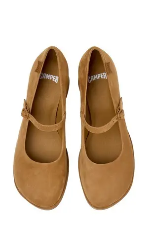 Camper Kora Mary Jane Pump - Medium Brown