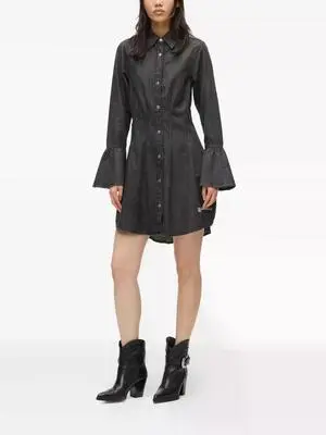 Karl Lagerfeld Bell-sleeve Denim Shirt Dress