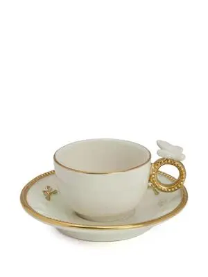 VILLARI Butterfly-embellishment Coffe Cup