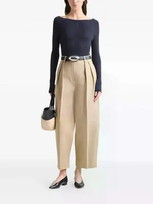 Altuzarra Pleated Gabardine Trousers
