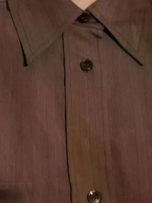 Studio Nicholson Leto Striped Shirt - Brown