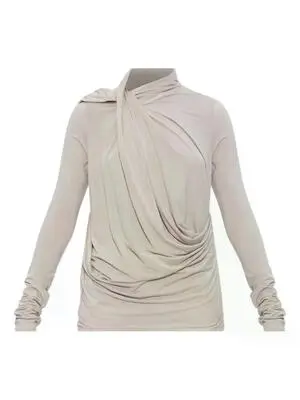 ENTIRE STUDIOS Draped Cowl-neck Top