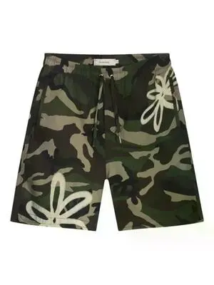 Filling Pieces Camouflage-pattern Shorts