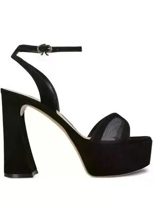 GIANVITO ROSSI 105mm Platform Ankle-strap Sandals