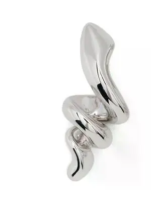 MARIA BLACK Coil Spiral Earrings - Silver