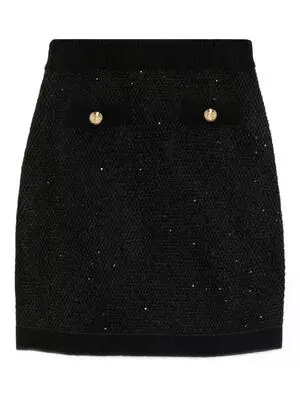 Elisabetta Franchi Button-embellished Skirt