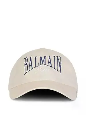 Balmain Embroidered Logo Baseball Cap - Neutrals