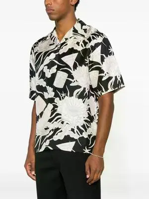 Amiri Floral-print Short-sleeved Shirt