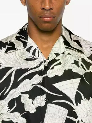 Amiri Floral-print Short-sleeved Shirt