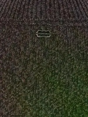 Agnona Ribbed High-neck Cashmere Sweater