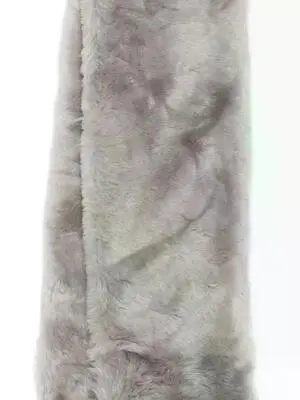 TOTEME Shearling Tuxedo Scarf - Grey