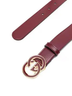Gucci Signature Interlocking G Leather Belt