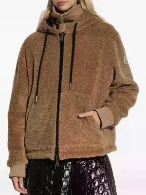 Moncler Hooded Teddy Fleece Jacket