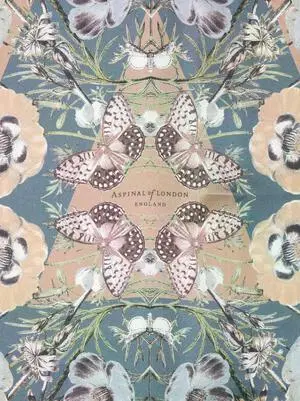 ASPINAL OF LONDON Botanical Silk Scarf