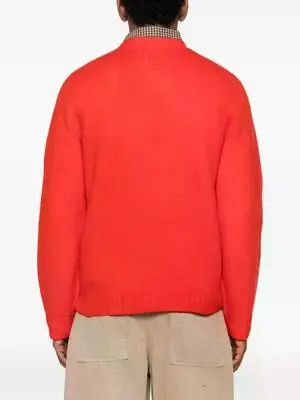 A.p.c. Logo Embroidered Crew-neck Sweater
