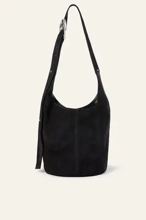 Ba&sh Youyou Leather Bucket Bag - Black