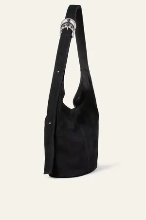 Ba&sh Youyou Leather Bucket Bag - Black